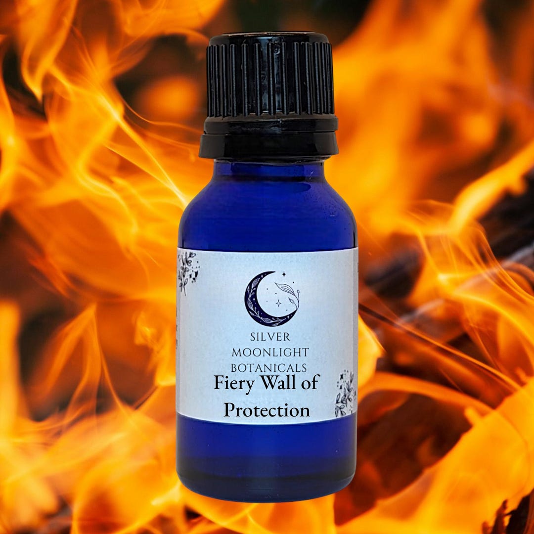 Fiery Wall of Protection Oil - Conjuring Oil - Etsy