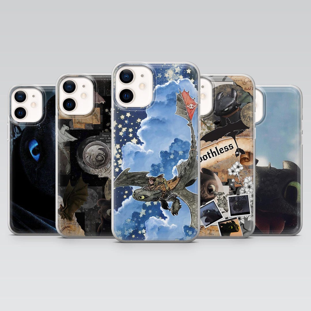 Toothless Dragon Phone Case HTTYD Cover for iPhone 17, 16pro, 15, 14 ...