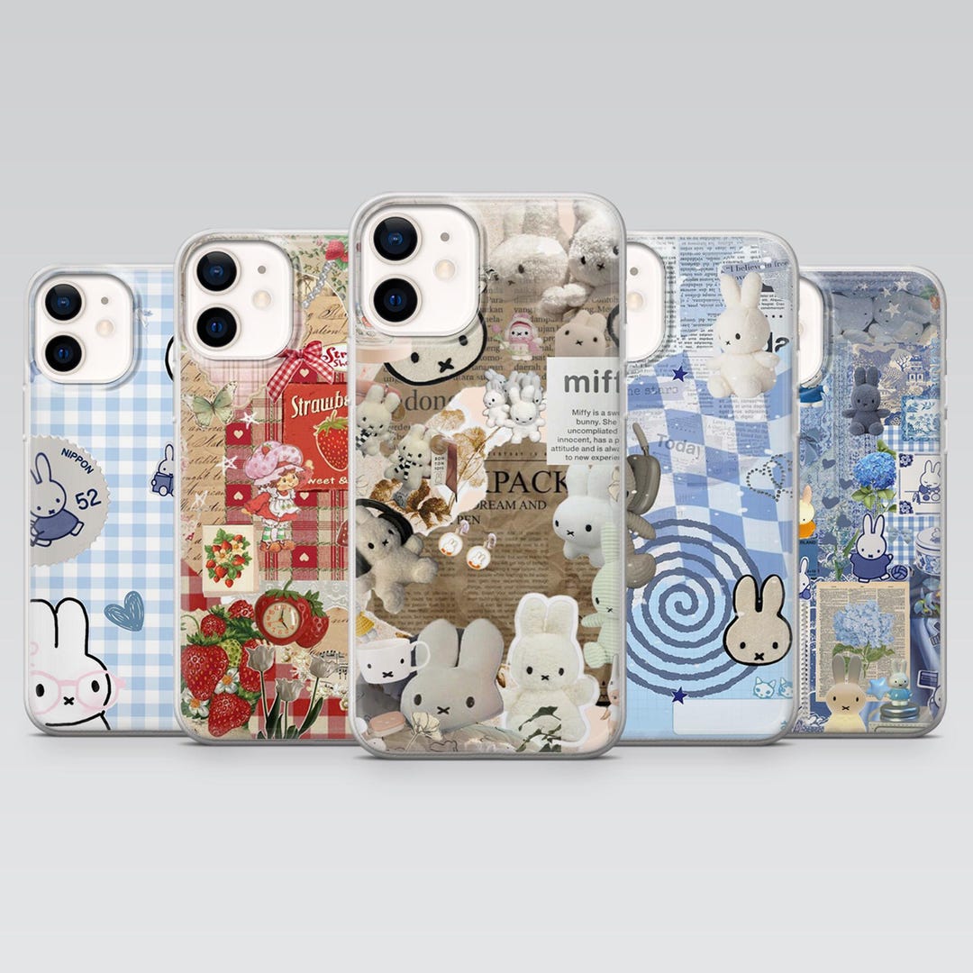Miffy Phone Case Aesthetic Cover for iPhone 17, 16pro, 15, 14, 13, 12 ...