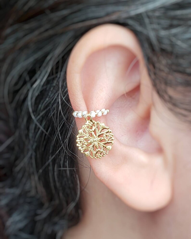 Snowflake Ear Cuff No Piercing Jewelry Stocking Stuffers - Etsy