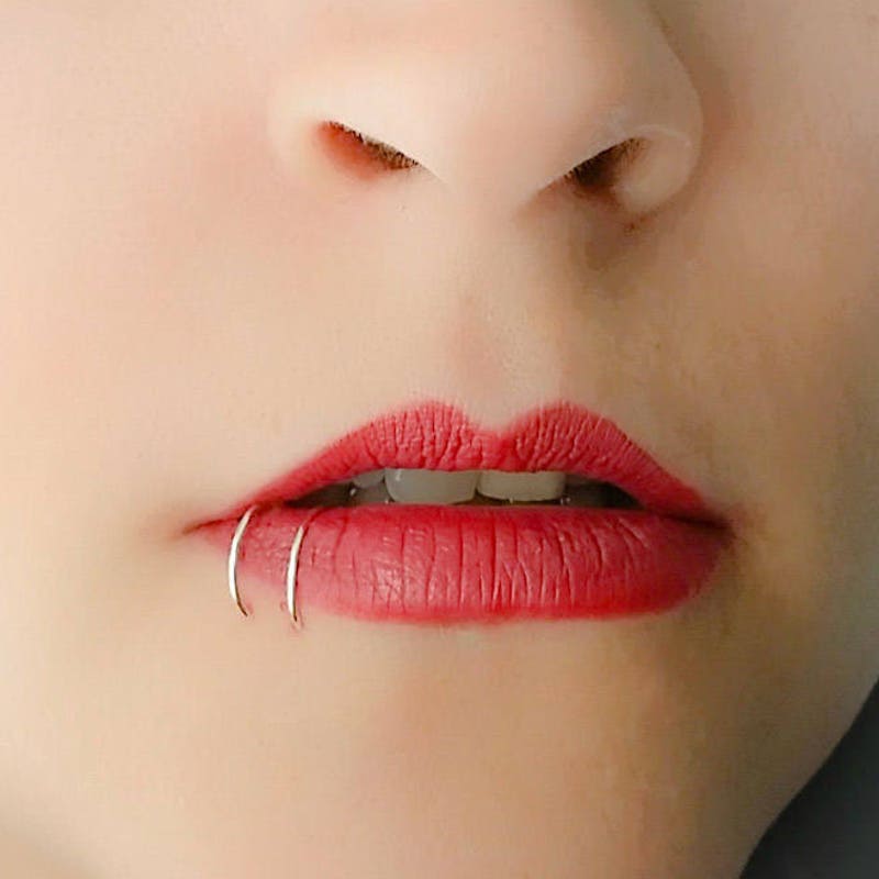 Snake Bite Lip Rings - Etsy