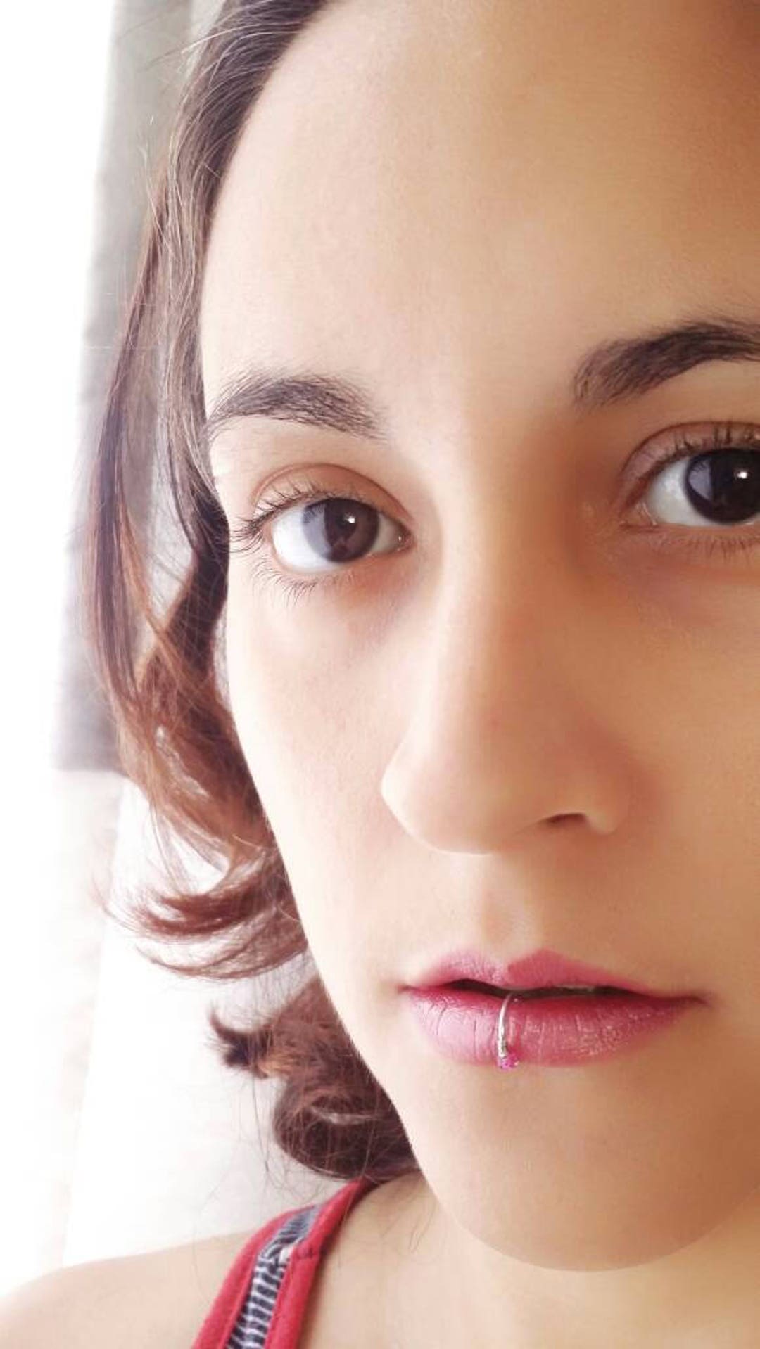 Lip Ring Hoop - Lip Ring Cuff - Faux Lip Ring - Lip Piercing - Clip on ...