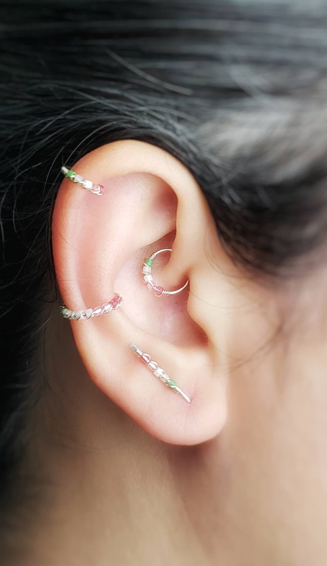Abrosexual Pride Jewelry - Pride Jewelry - Faux Piercing - Nose Ring ...