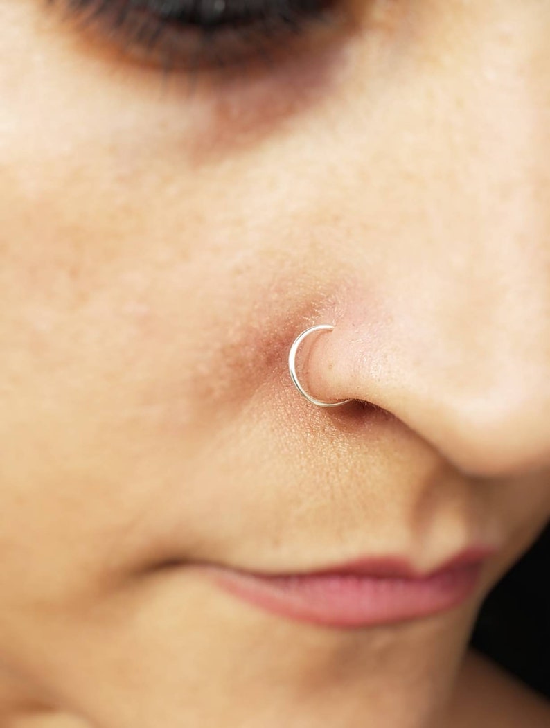 Fake Nose Ring Set - Clip on Nose Ring - Faux Piercing - No Piercing ...
