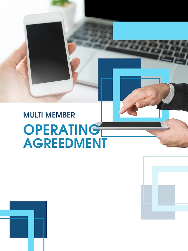 LLC Operating Agreement Multi Member | LLC Document Package | Bank ...