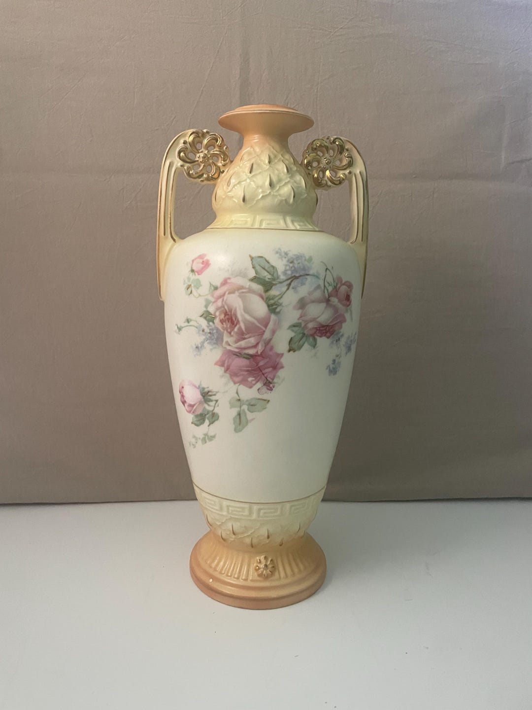 Antique Robert Hanke Austria Porcelain Vase - Etsy