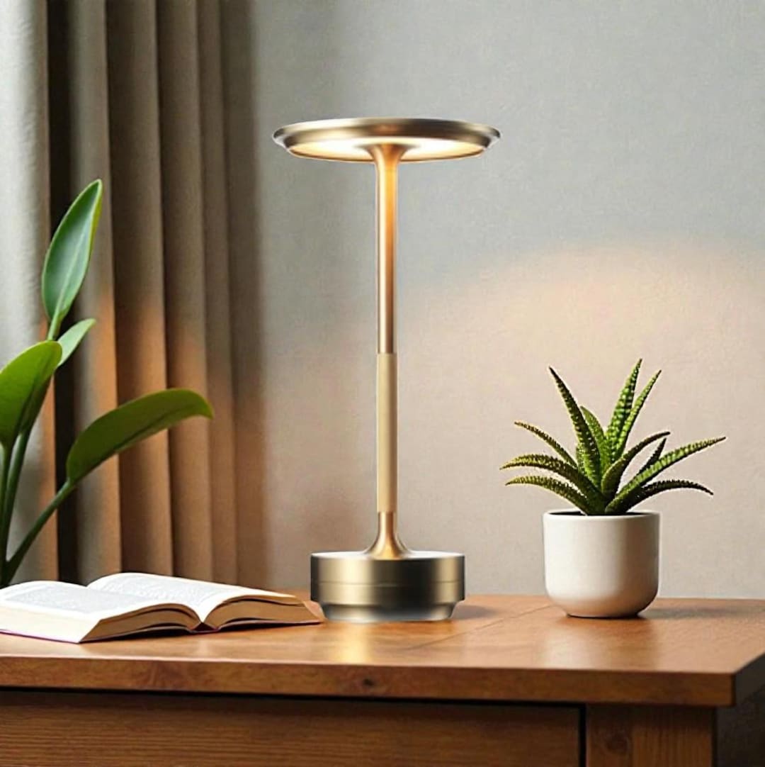 Modern Touch Bedside Table Lamp With Dimmable LED Ambient Light ...