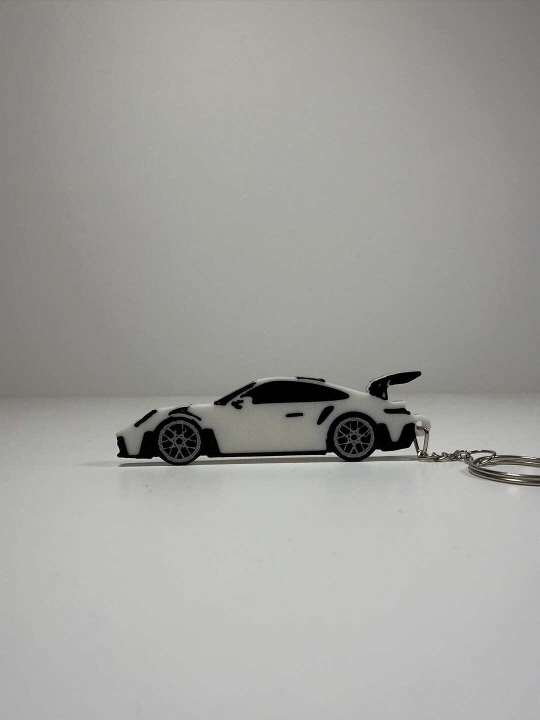 3D Printed Porsche 911 GT3 RS Keychain | Wireframe - Etsy