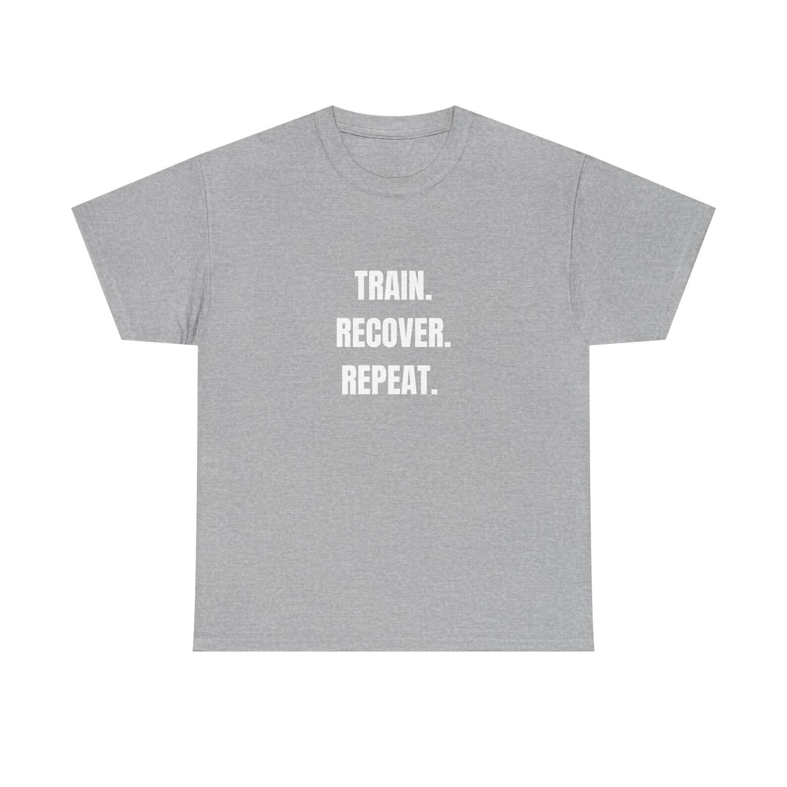 Train. Recover. Repeat. Tee | Workout Motivation Shirt, Fitness ...