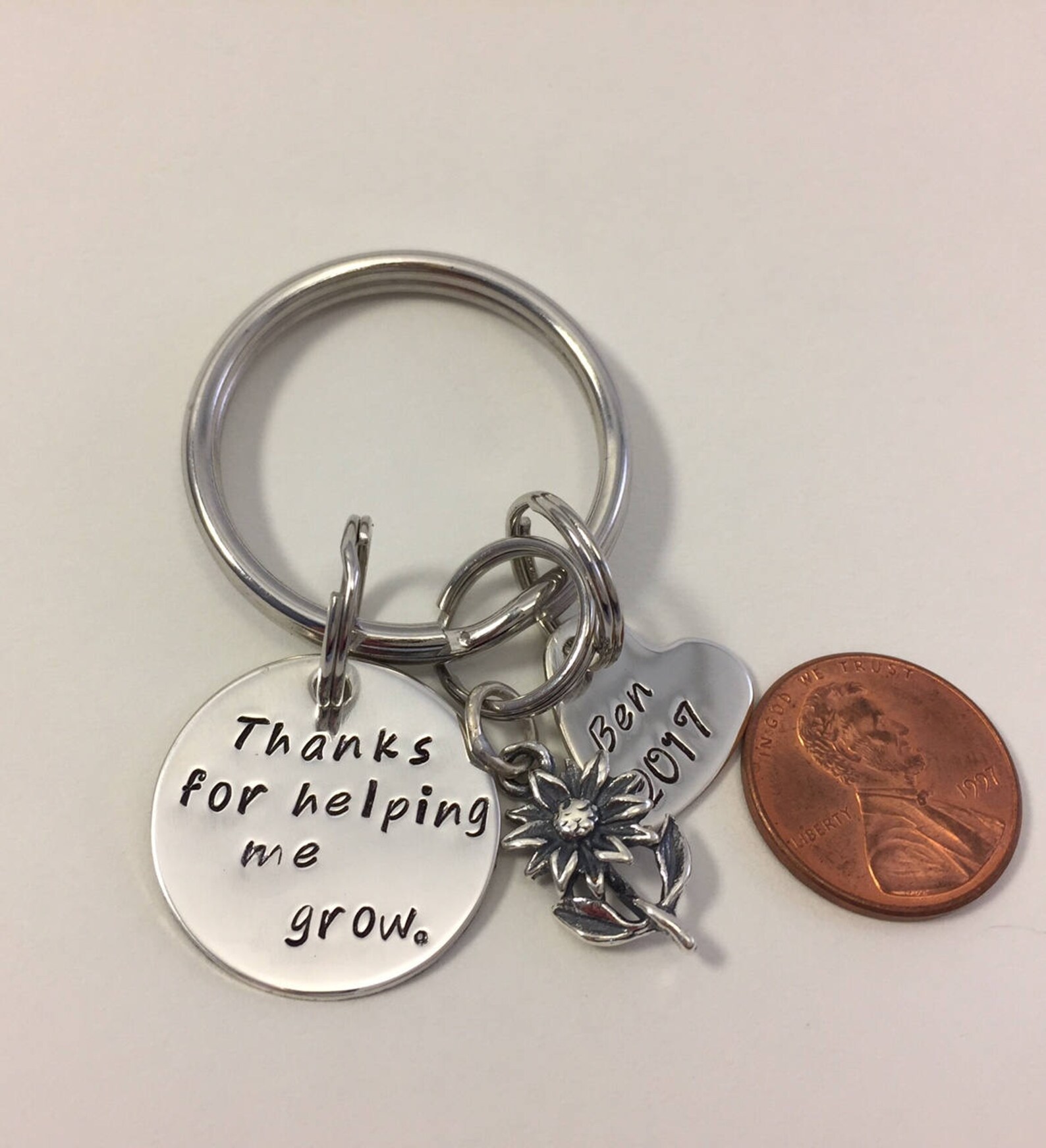 Teacher Keychain/end of Year/graduation Gift Thanks for - Etsy