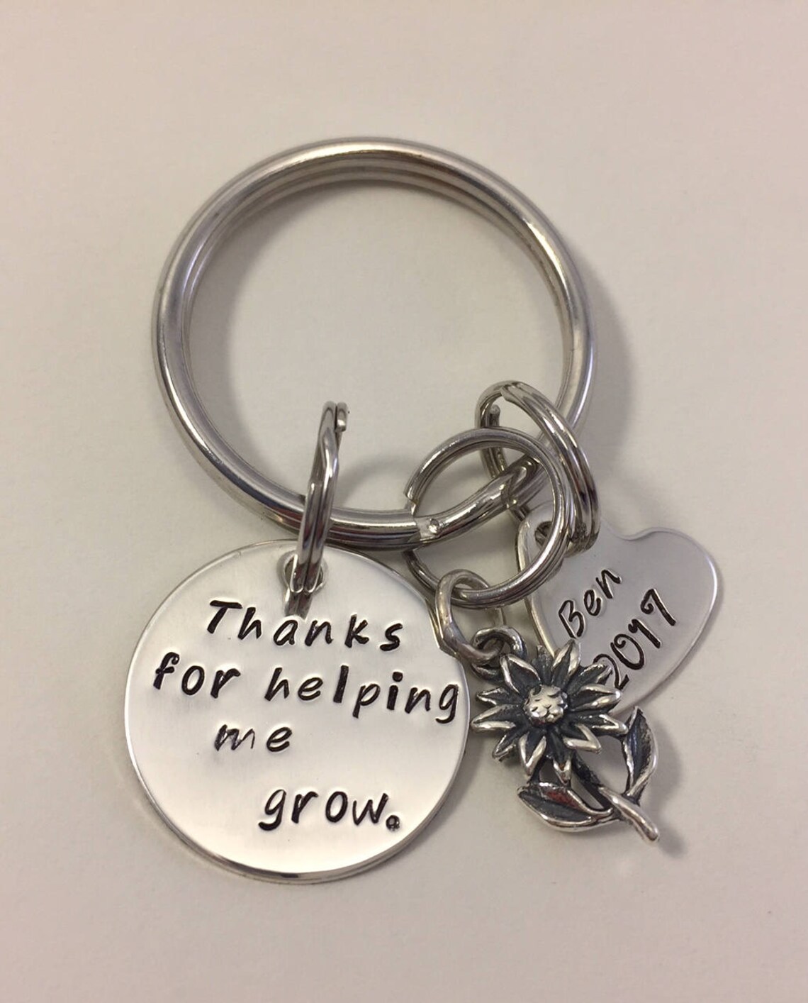 Teacher Keychain/end of Year/graduation Gift Thanks for - Etsy