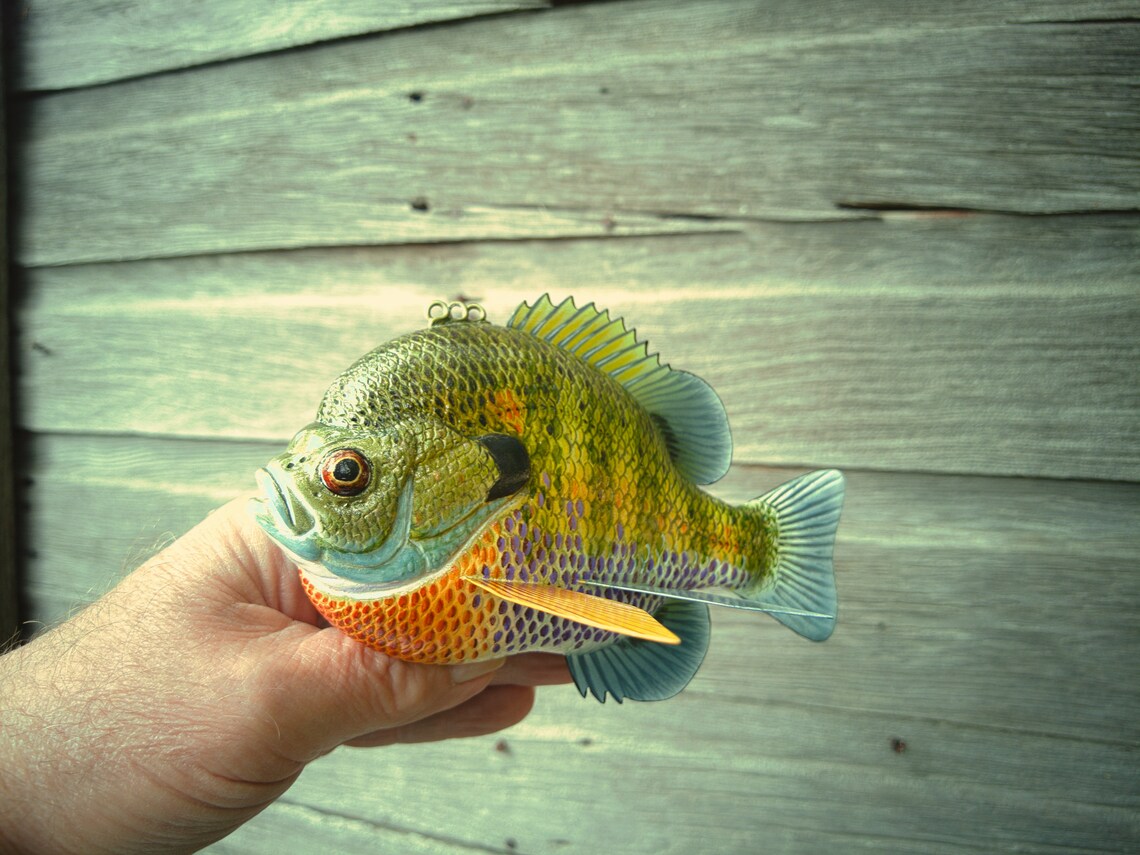 Greg Pususta Bluegill Fish Decoy - Etsy
