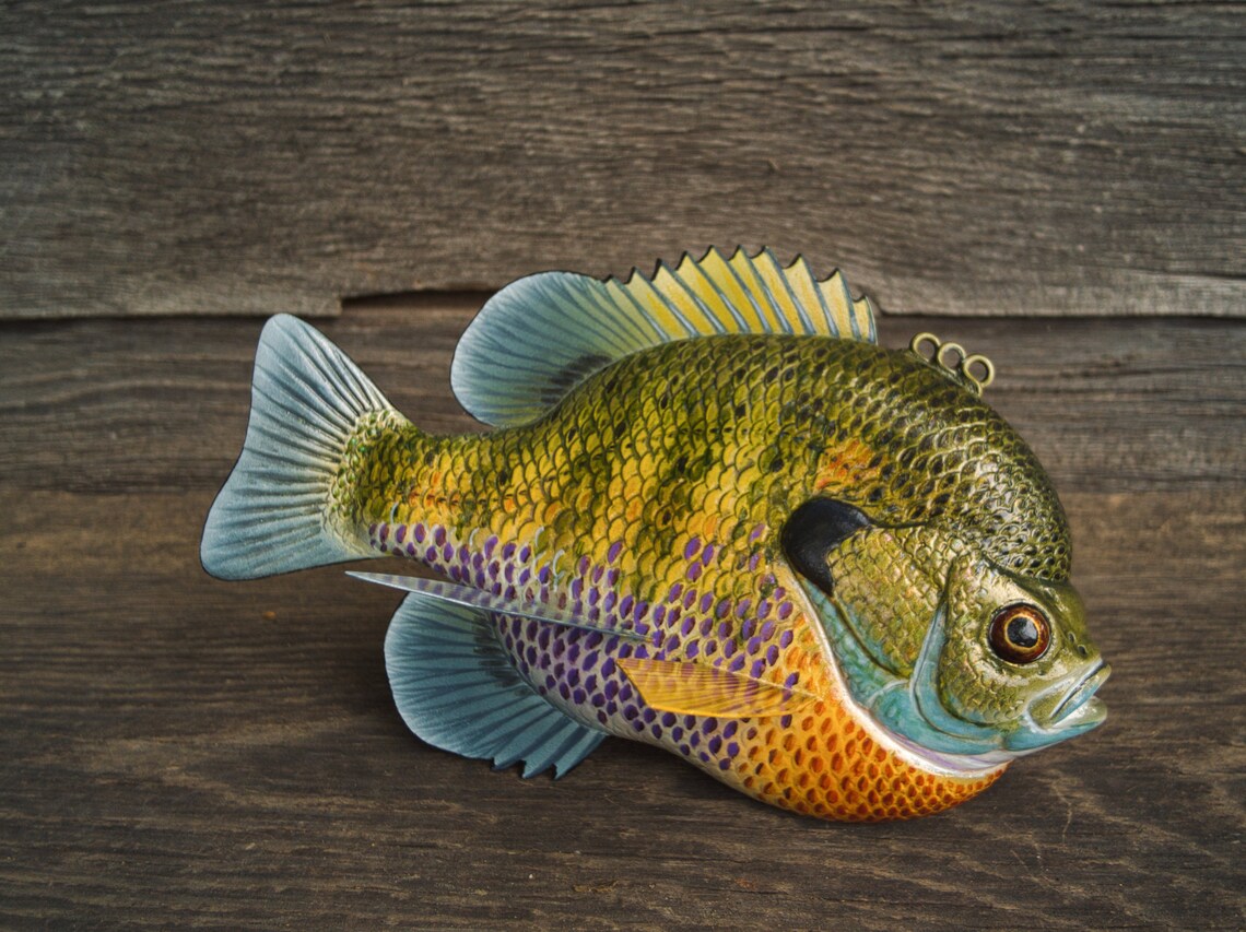 Greg Pususta Bluegill Fish Decoy - Etsy