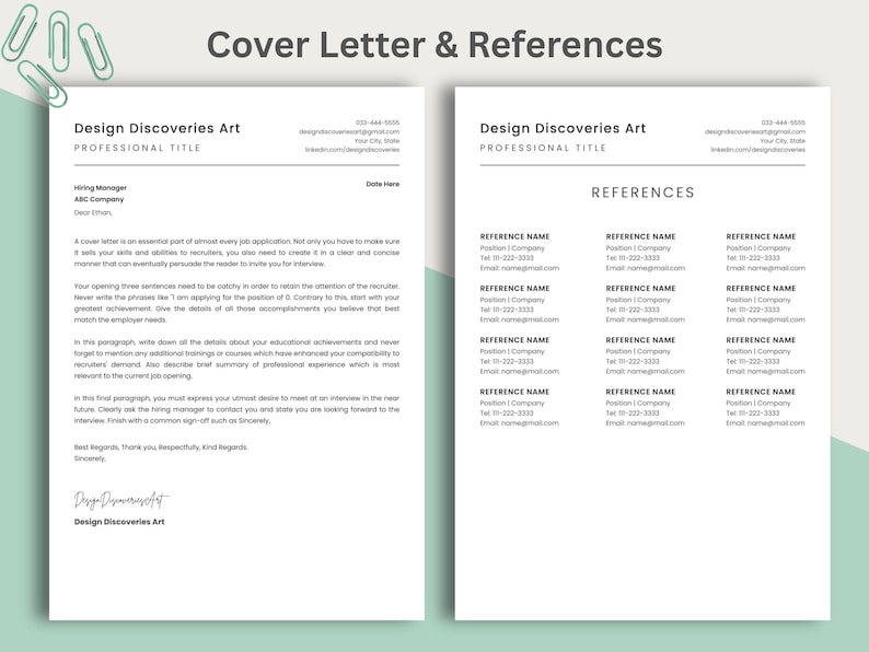 Clean Resume Template 2026 | Minimalist Executive Resume | Google Docs ...