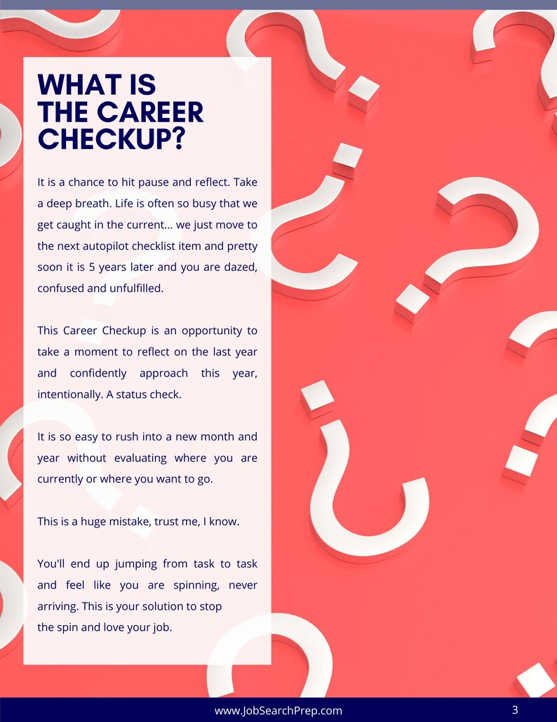 The Career Checkup Checklist Job Search Prep Job Interview Career Tips ...