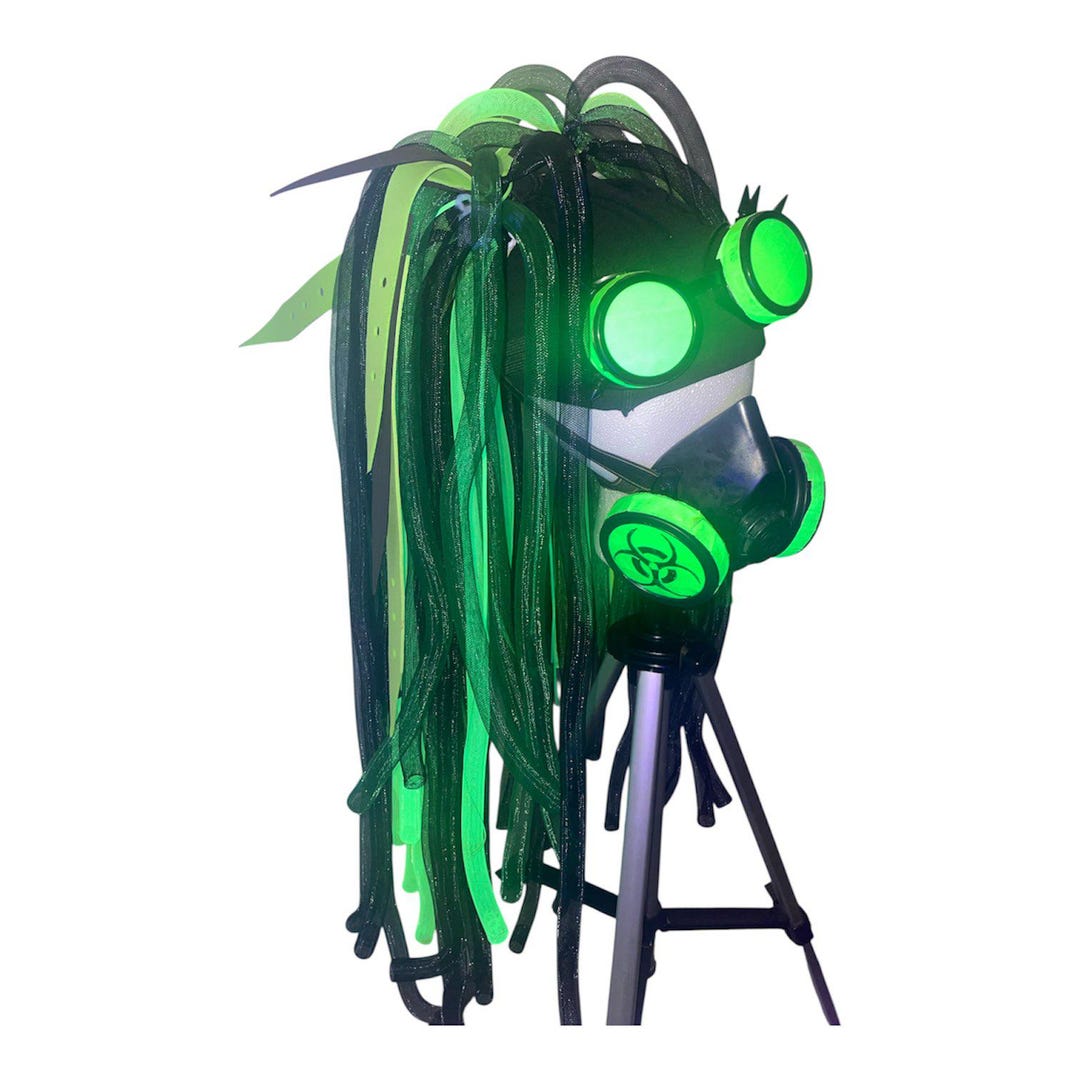 UV Green and Black Cyberlox - Etsy