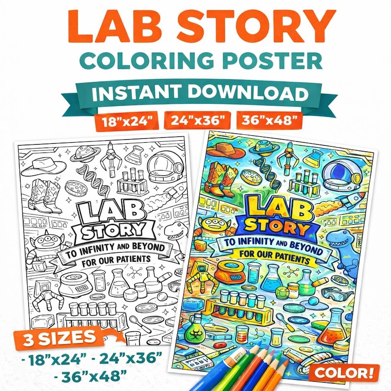 Toy Story Printable Lab Theme - Etsy