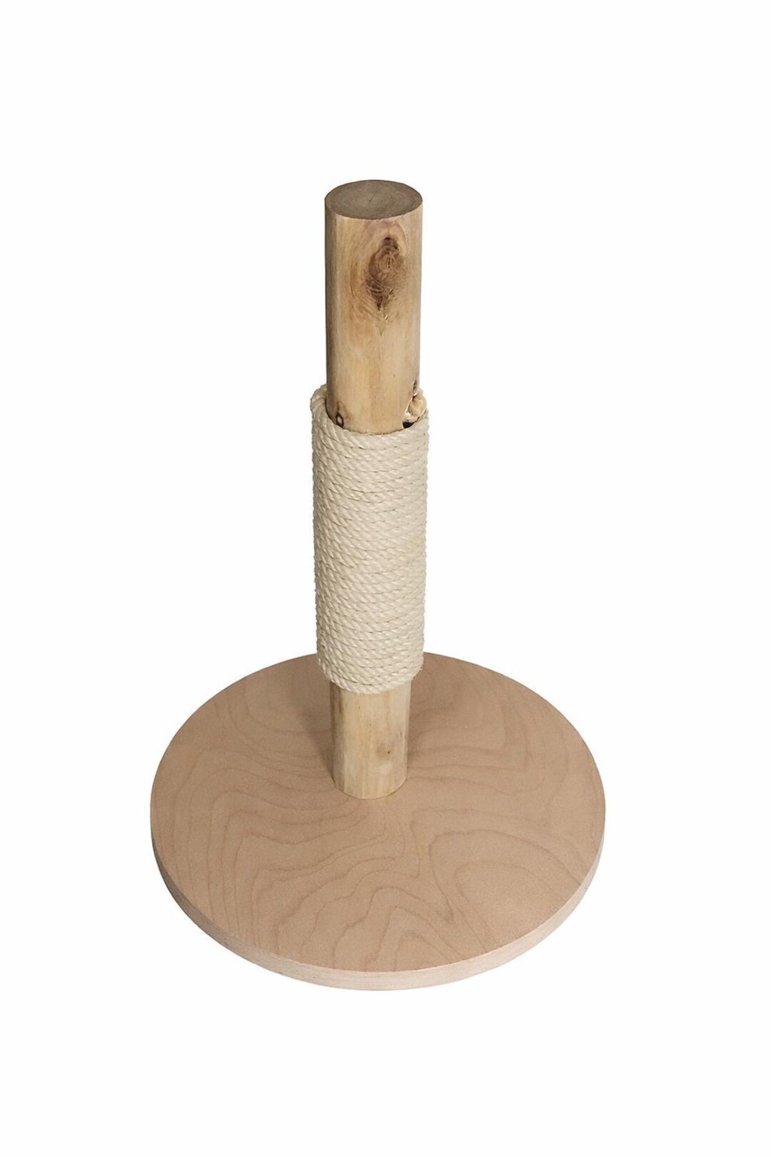 Scratching Post Made of Real Wood With Sisal Rope - Etsy