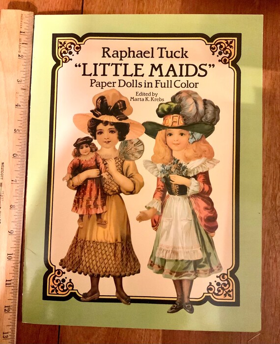 Paper Doll Book Raphael Tuck little Maids Dover Books 1990 | Etsy