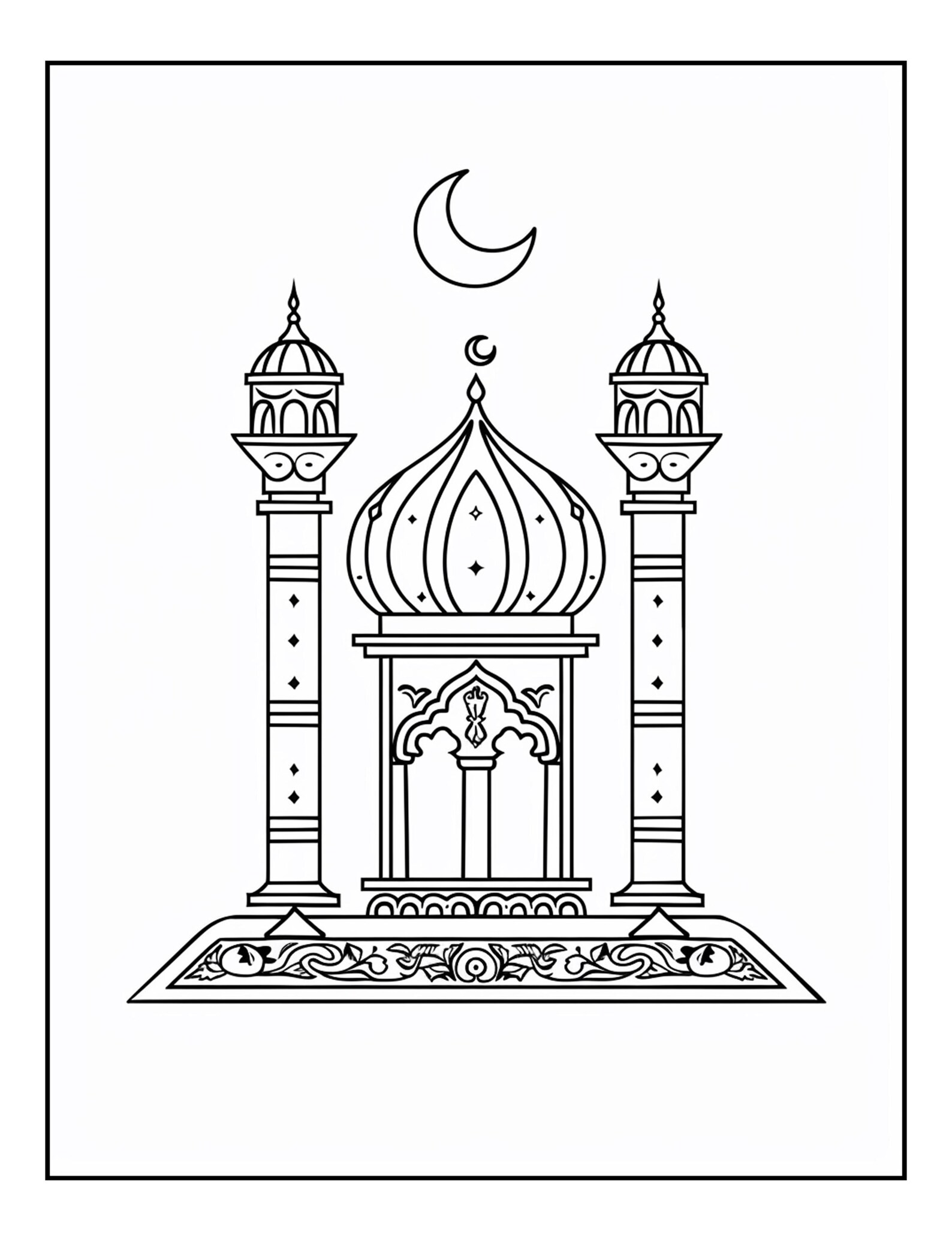 130+ Islamic Coloring Book for Kids, Islamic Coloring Pages, Eid ...