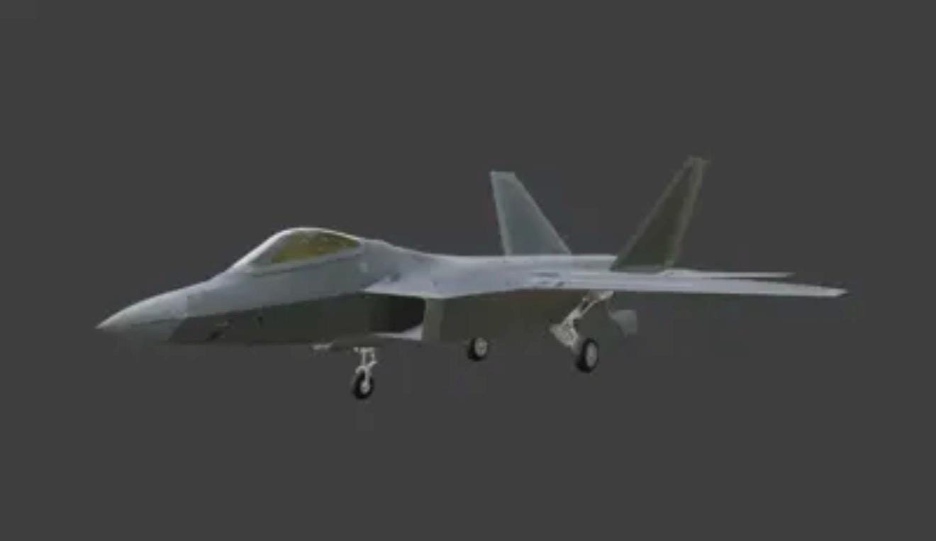 Stealth Fighter Jet STL | Modern Jet Aircraft 3D Print File | Military ...