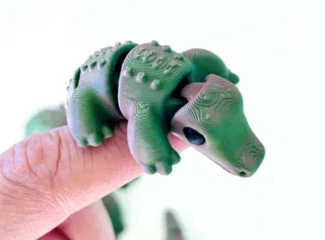 Alligator STL File | Articulated Alligator 3D Print | Flexi Reptile Toy ...