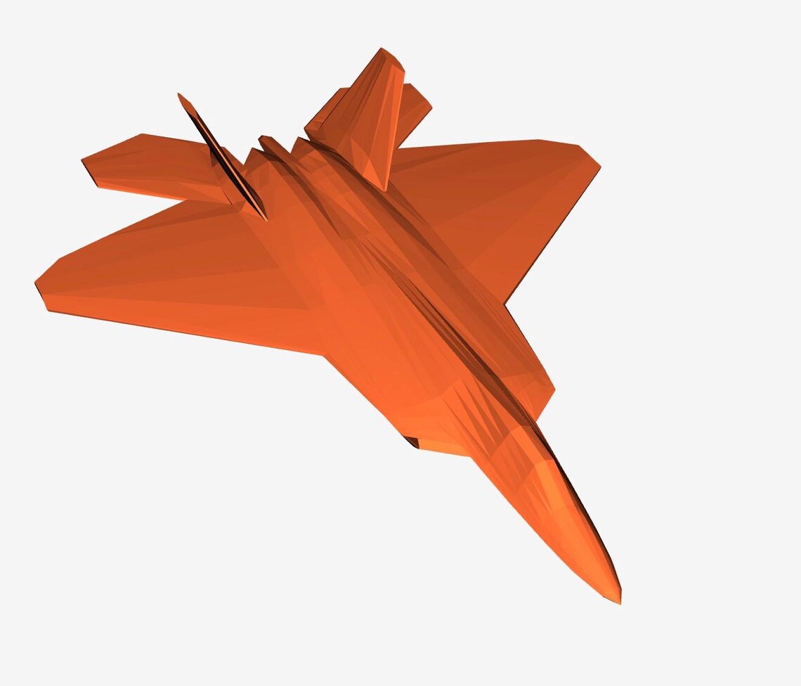 Stealth Fighter Jet STL | Modern Jet Aircraft 3D Print File | Military ...