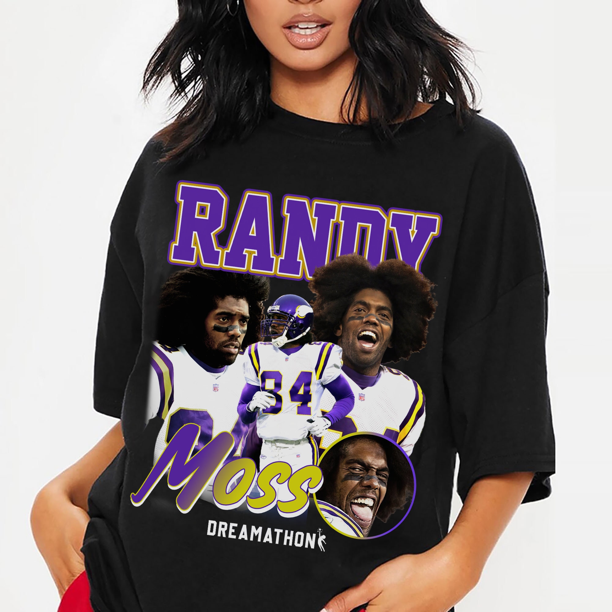 Vintage Randy Moss Shirt, Justin Jefferson Randy Moss Vintage Shirt ...