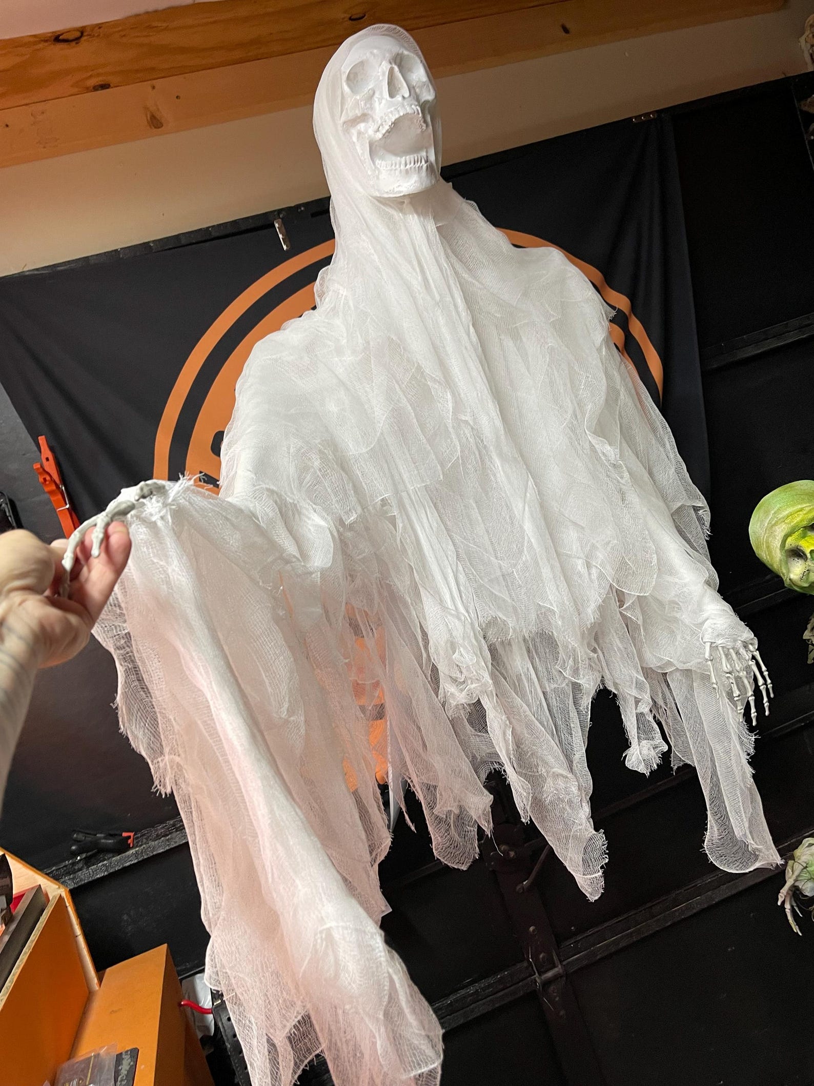 Puppet Ghost Prop, Hanging Decoration, Creepy Halloween Spirit, Haunted ...