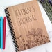 Custom Notebook - Laser Engraved Wood - Lined or Blank Pages ...