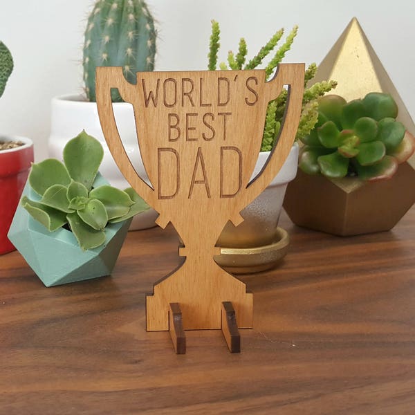 Best Dad Ever Trophy - Etsy