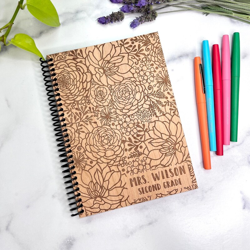 Wood Notebook - Etsy