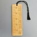Custom Wood Ruler Bookmark Laser Engraved Alder Wood Custom Teacher ...