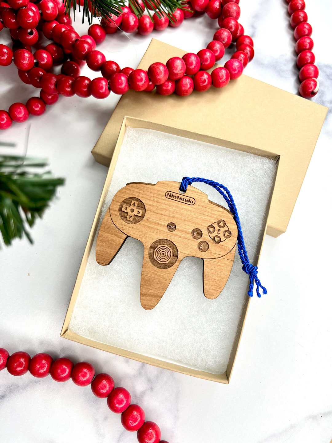 CUSTOM Nintendo N64 Controller Ornament Christmas Tree Ornament ...