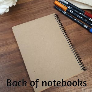 Custom Notebook - Laser Engraved Wood - Lined or Blank Pages ...