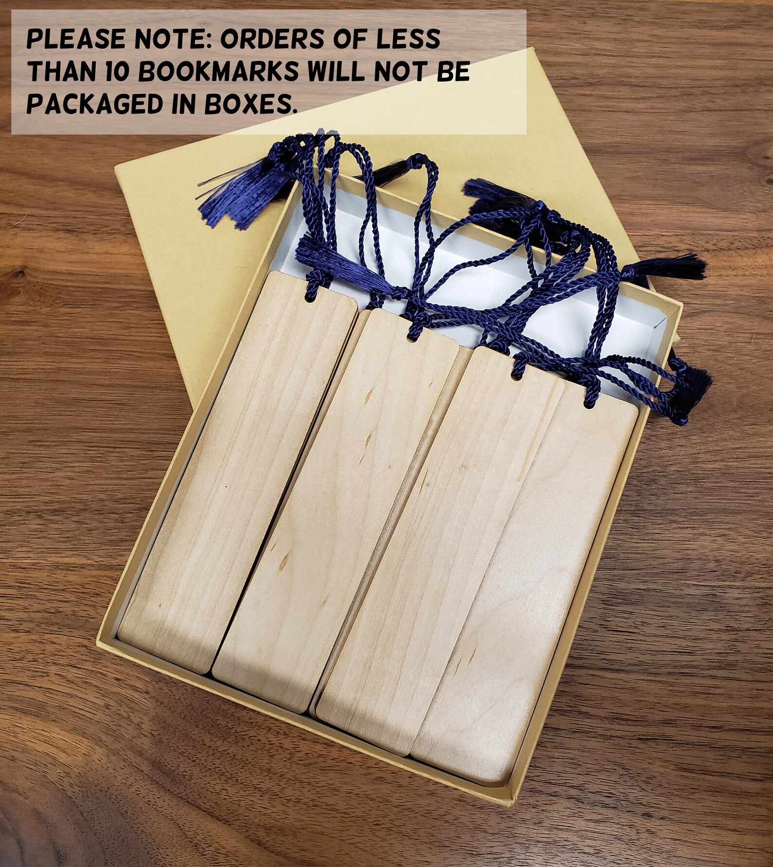 Bulk Blank Bookmarks - Sold Individually - Laser Cut Maple Wood With ...