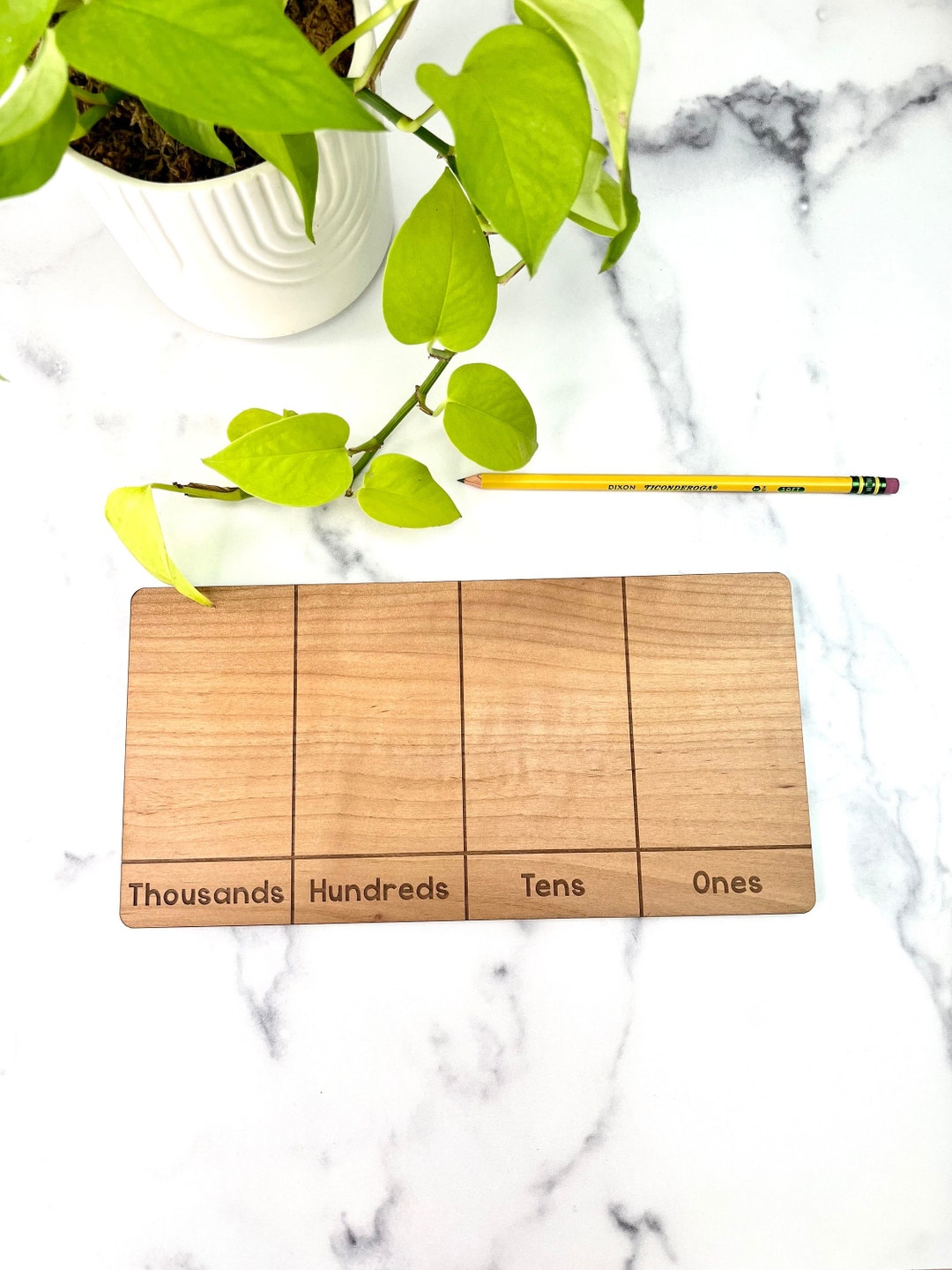 Wood Place Value Board Counting Manipulative Math Tool - Etsy