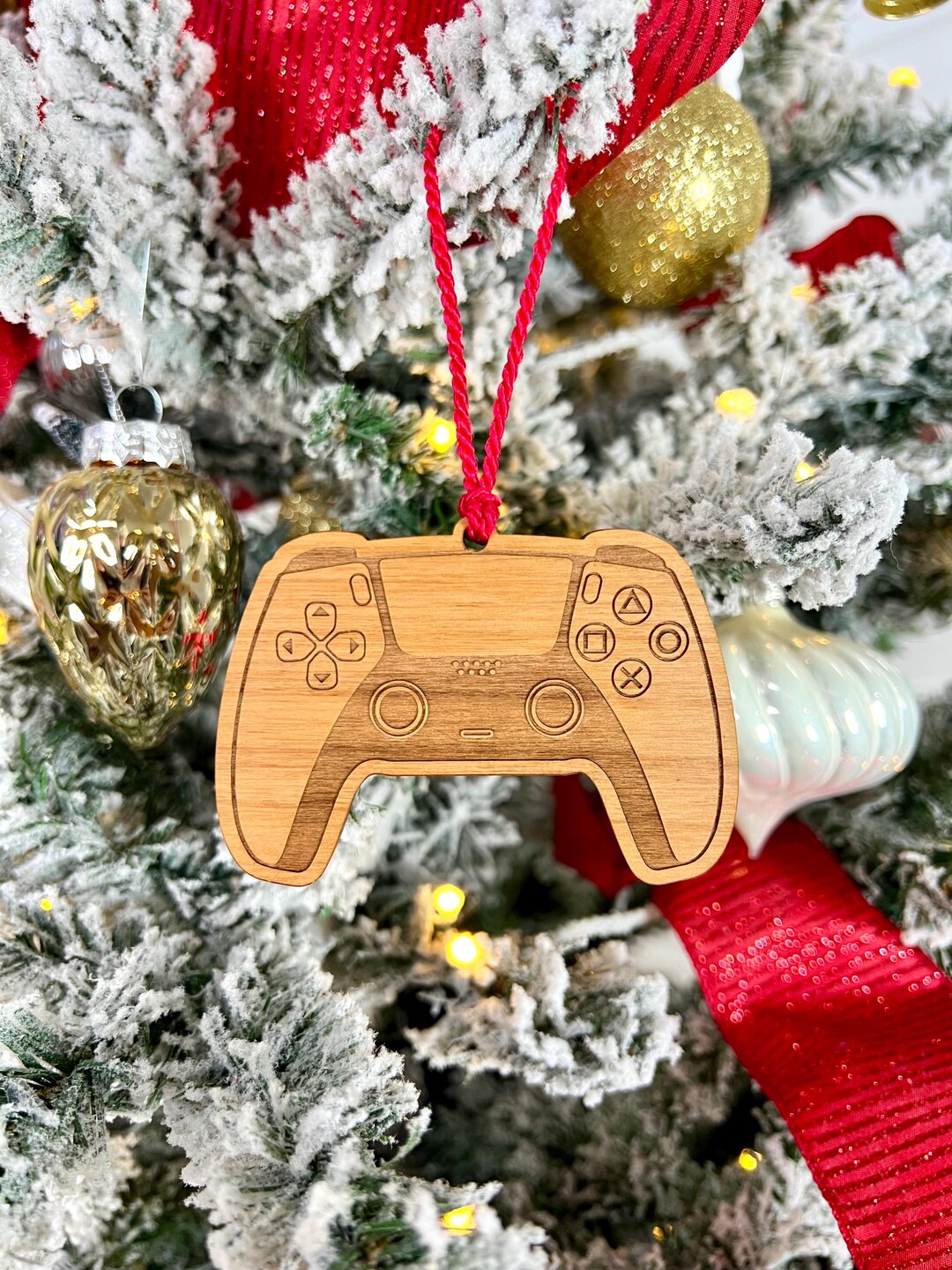 Playstation PS5 Controller Christmas Tree Ornament - Personalization ...