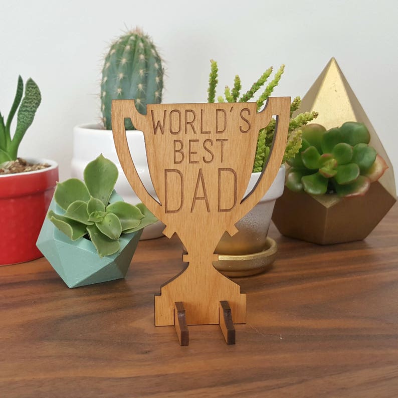 DIY World's Best Dad Trophy | Drugstore Divas