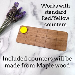 Ten Frame With Wood Counting Pieces - 10 Frame Math Counters - Sold ...