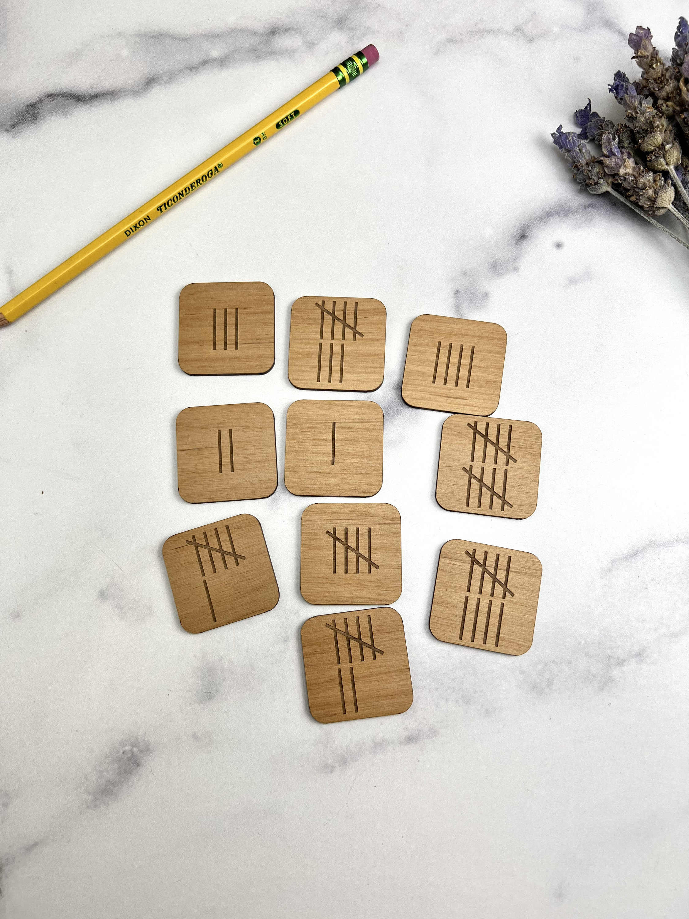 Memory Matching Game With Tiles - 20 per Set - Multiple Representation ...