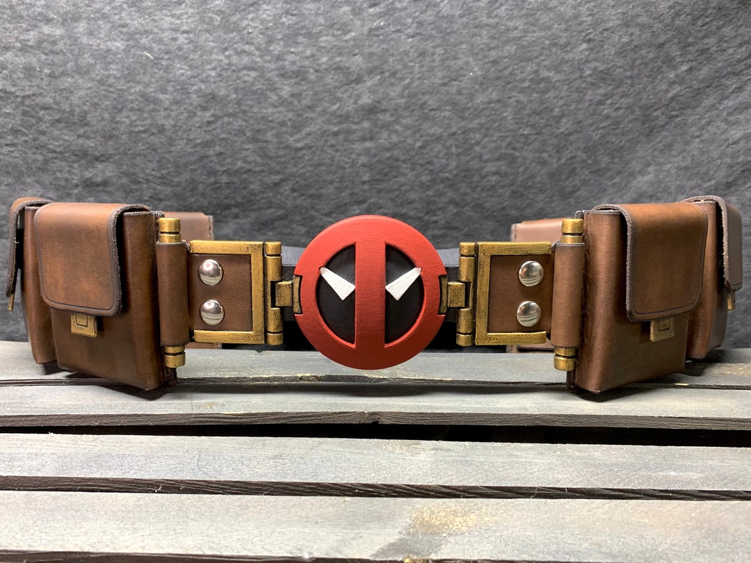 Deadpool & Wolverine Inspired Leather Belt and Pouches - Etsy