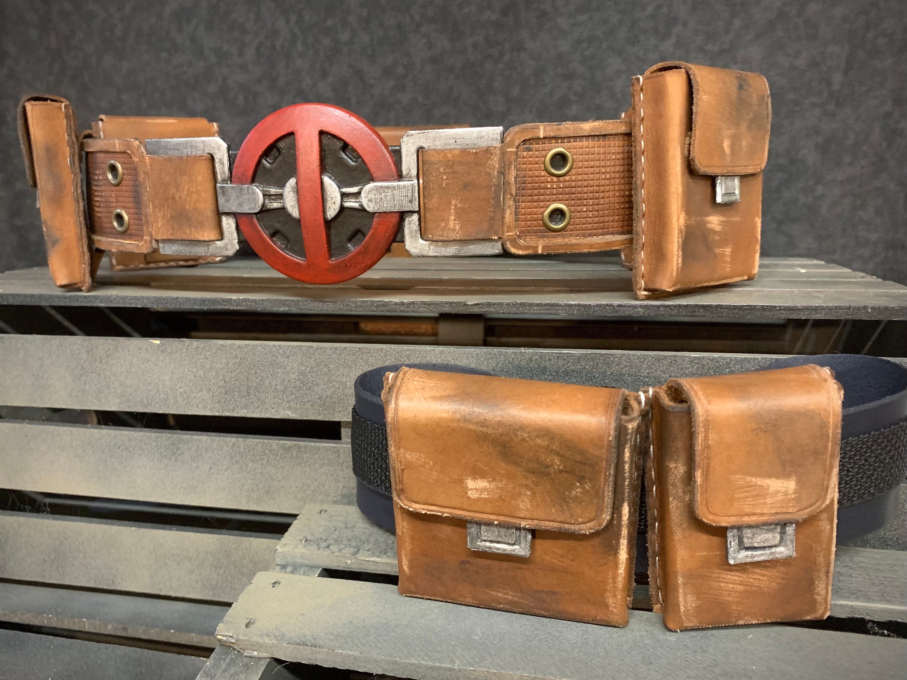 Deadpool Inspired Costume Belt and Pouches - Etsy Australia