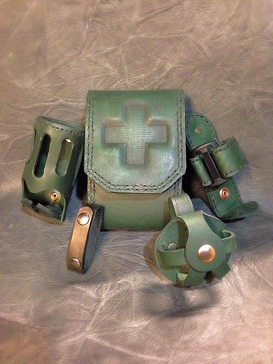 Judge Dredd Inspired Leather Belt Set - Etsy