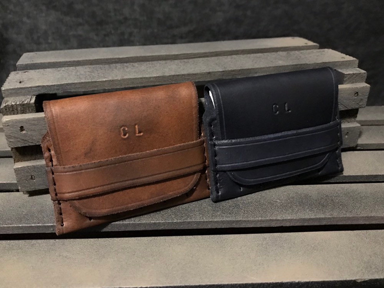 Leather Golf Tee Wallet - Etsy