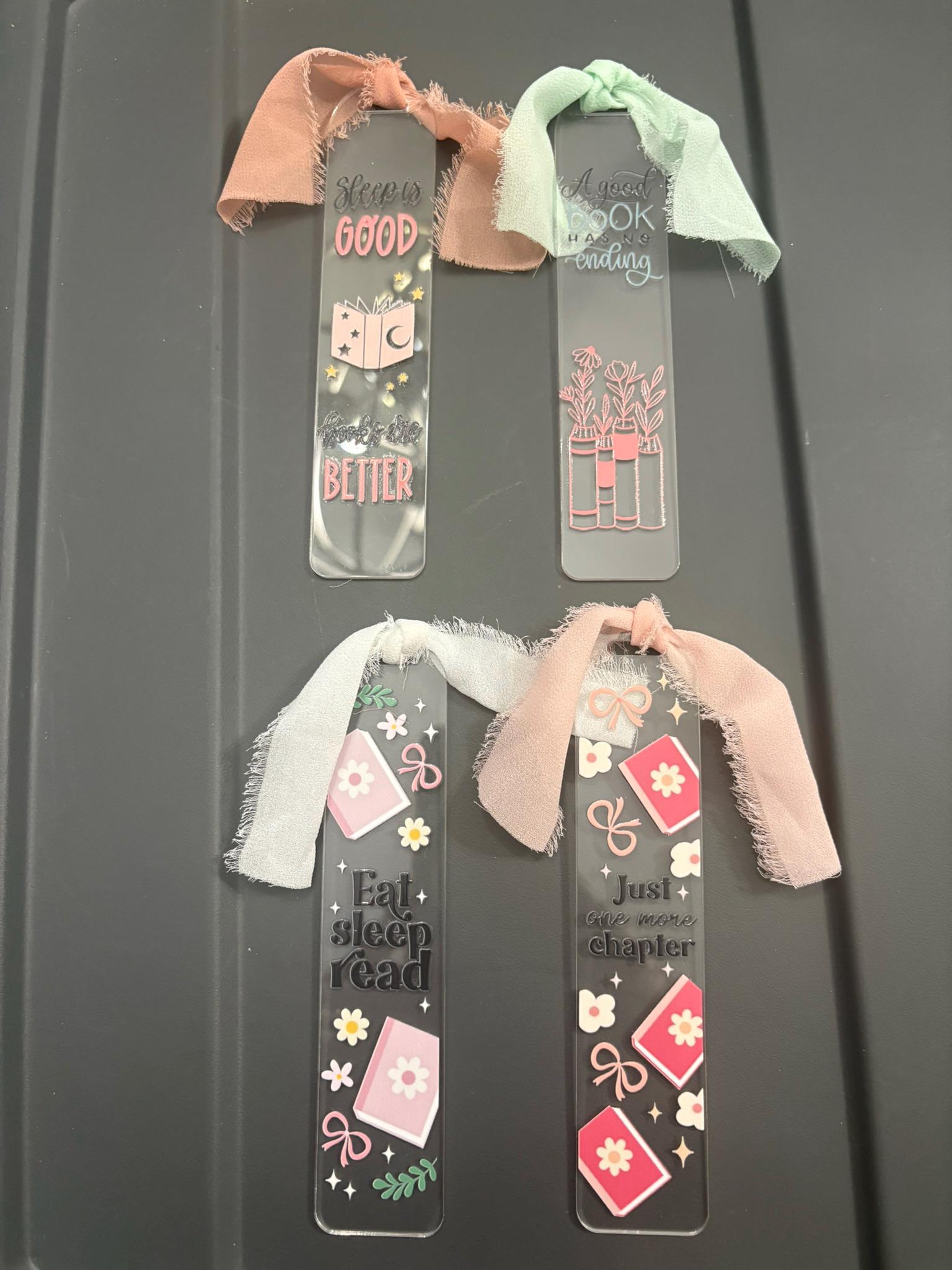 Book Lover Acrylic Bookmarks | Trendy Book Lover Bookmarks - Etsy