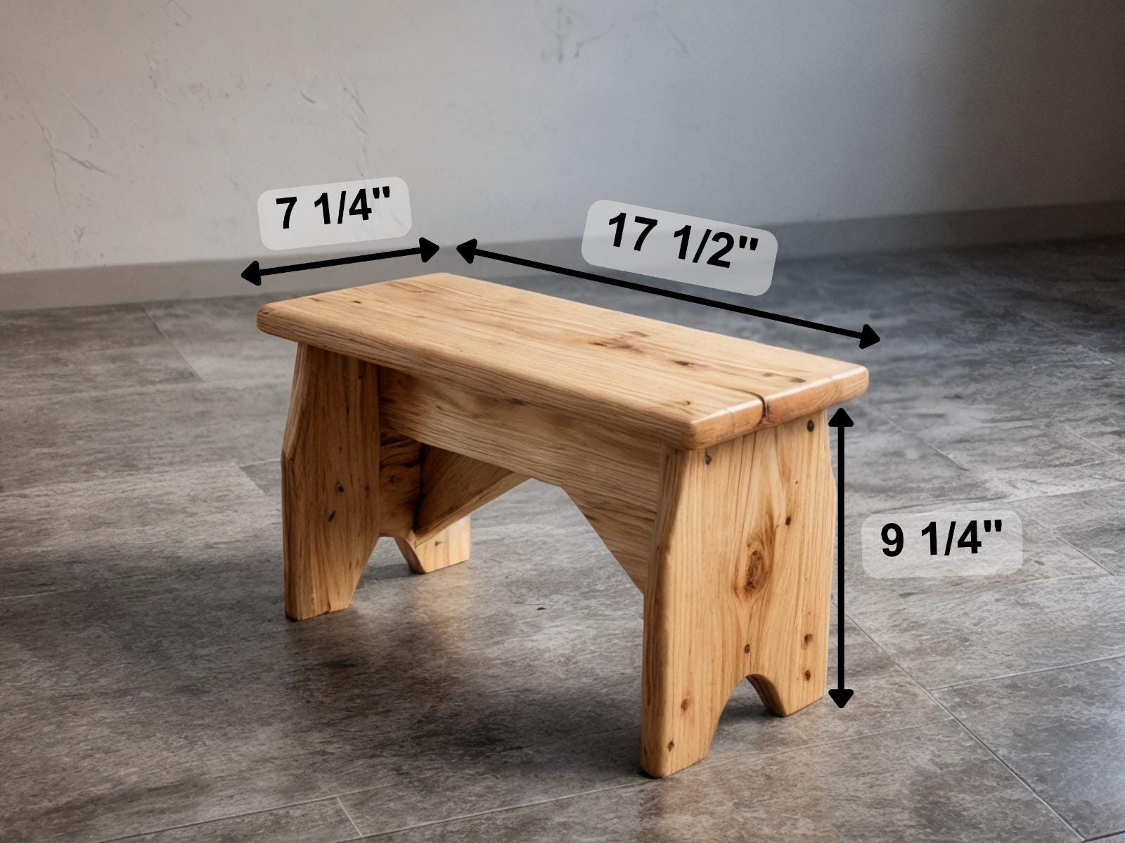 DIY Rustic Wood Step Stool Plan | Beginner Woodworking (PDF Pattern) - Etsy