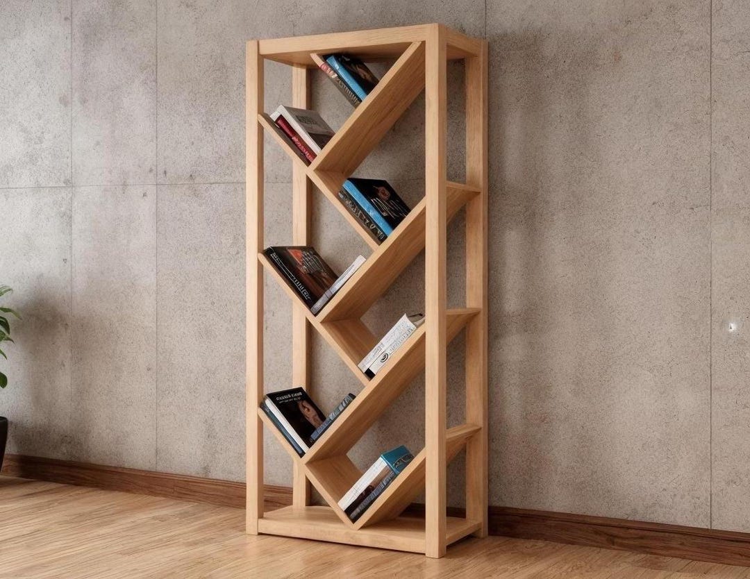 Bookshelf Plans - Wood Furniture Plans- Step-by-step Instructions (PDF ...