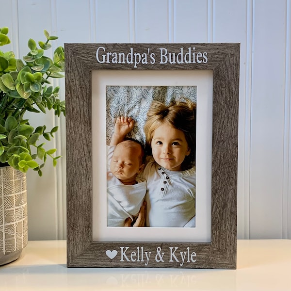 Grandpa’s Buddies Picture Frame - Etsy