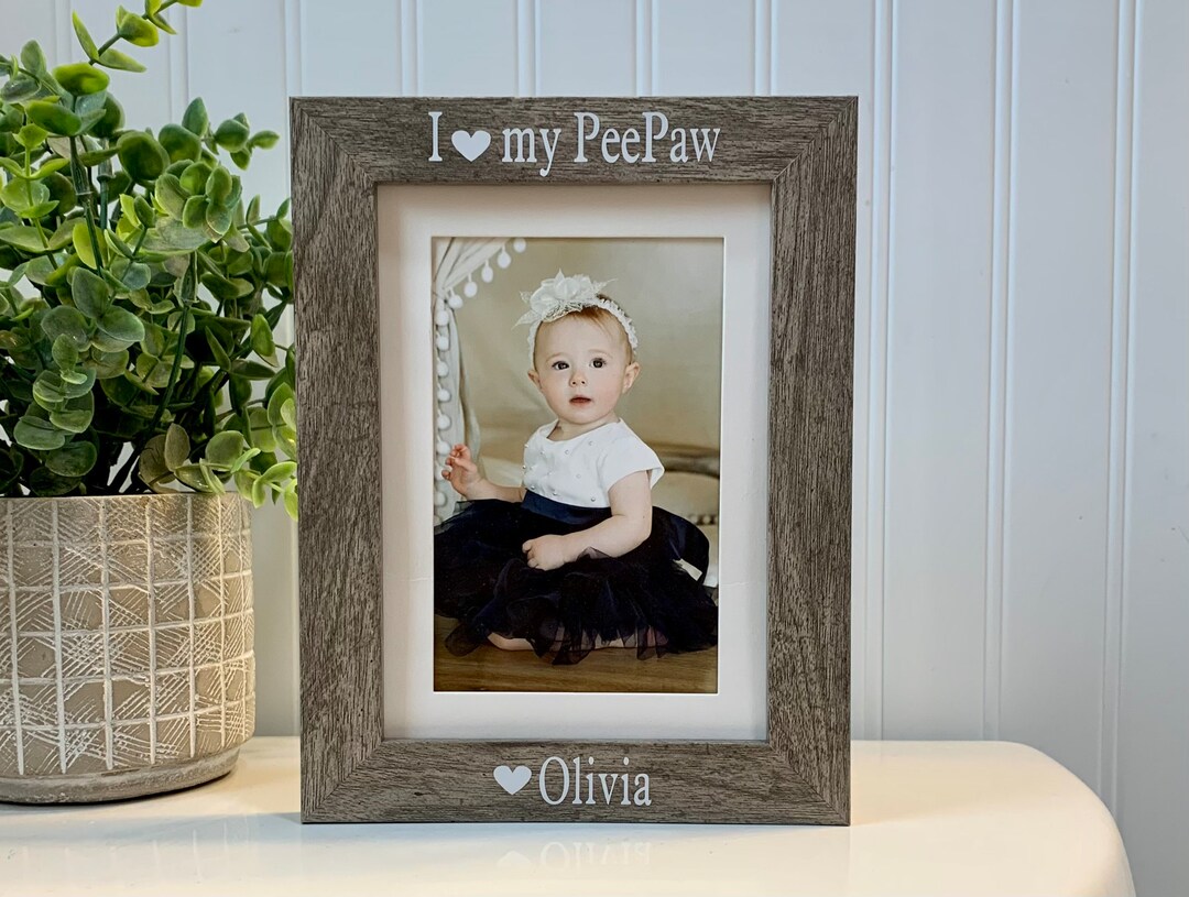 I LOVE PEEPAW Gift (select Any Grandparent Name), Peepaw Gift, Peepaw ...